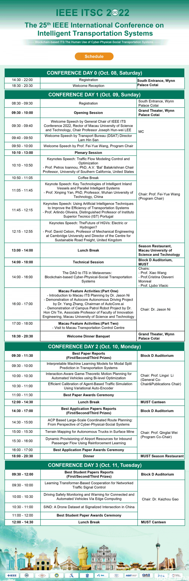 第25届IEEE智能交通系统国际会议（IEEE ITSC 2022) 10.8-12日举办！ - MBAChina网